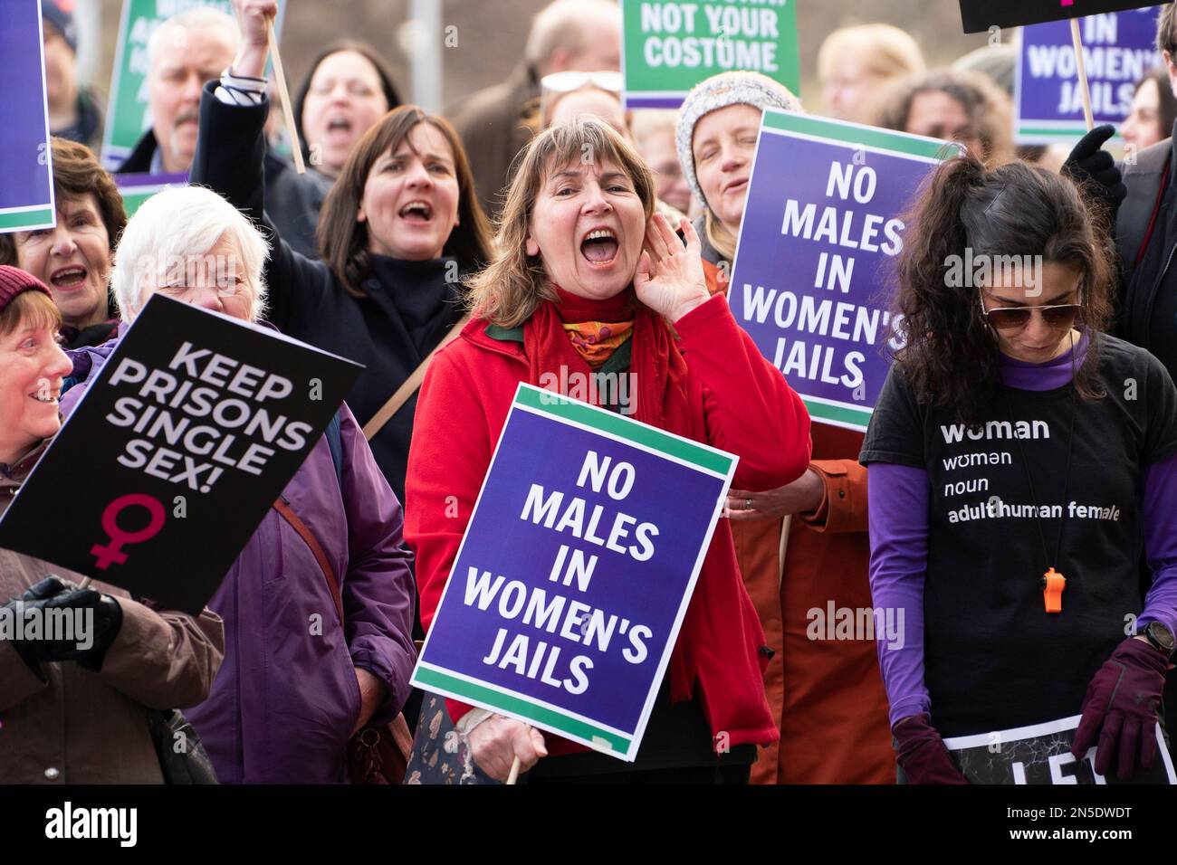Edinburgh, Scotland, UK. 9 February 2023. The For Women Scotland ...