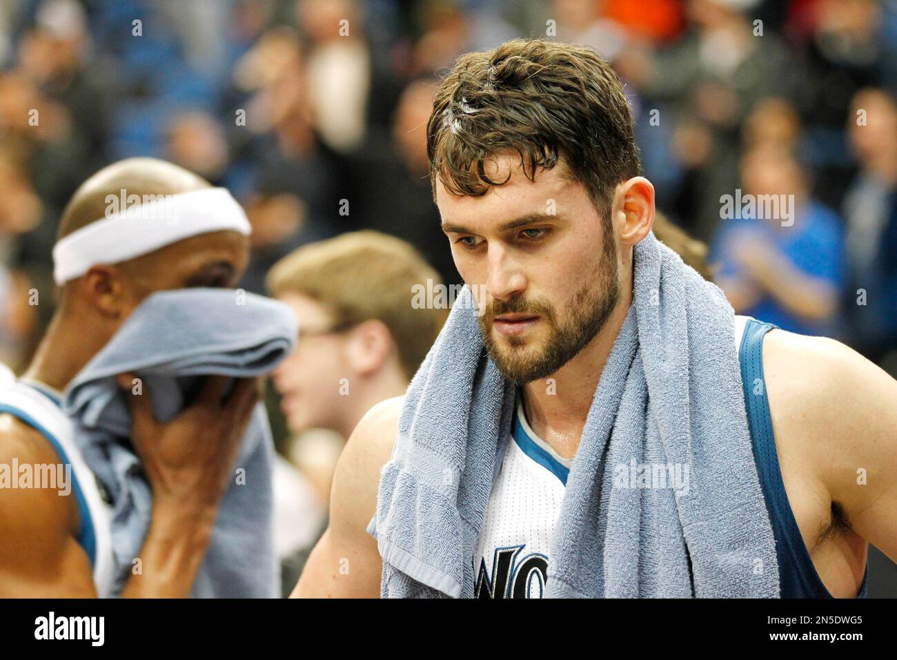 Minnesota Timberwolves forward Kevin Love during a NBA game against the ...