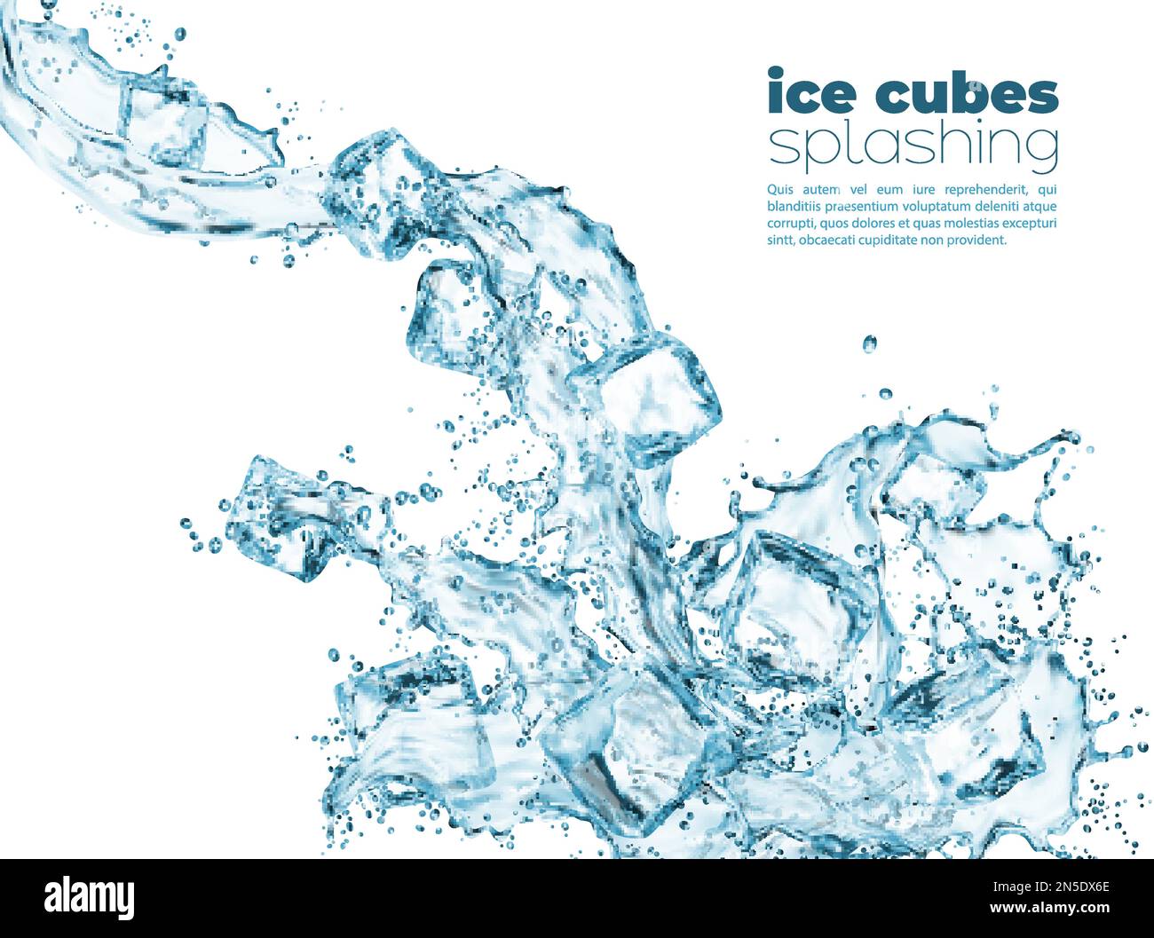 Cascade frozen Stock Vector Images - Alamy