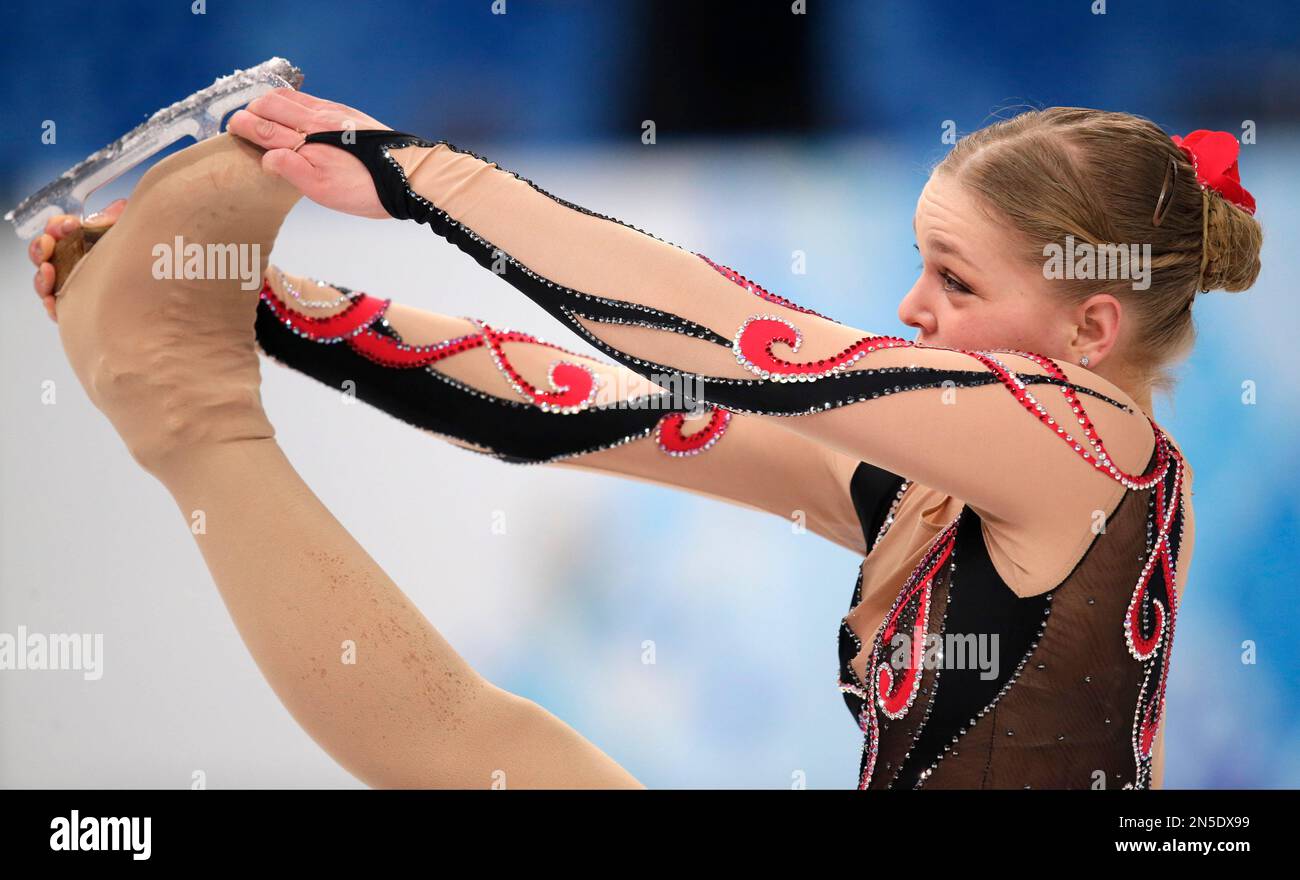 Nicole Rajicova of Slovakia competes in the women's free skate figure ...