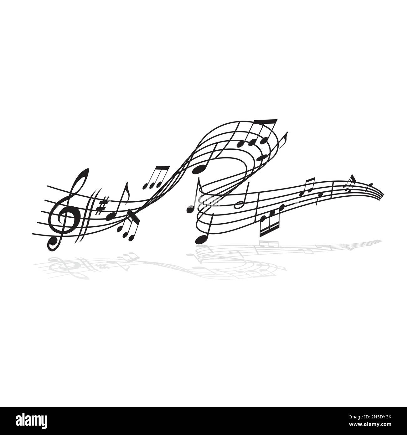 Lyrics sheet Stock Vector Images - Alamy