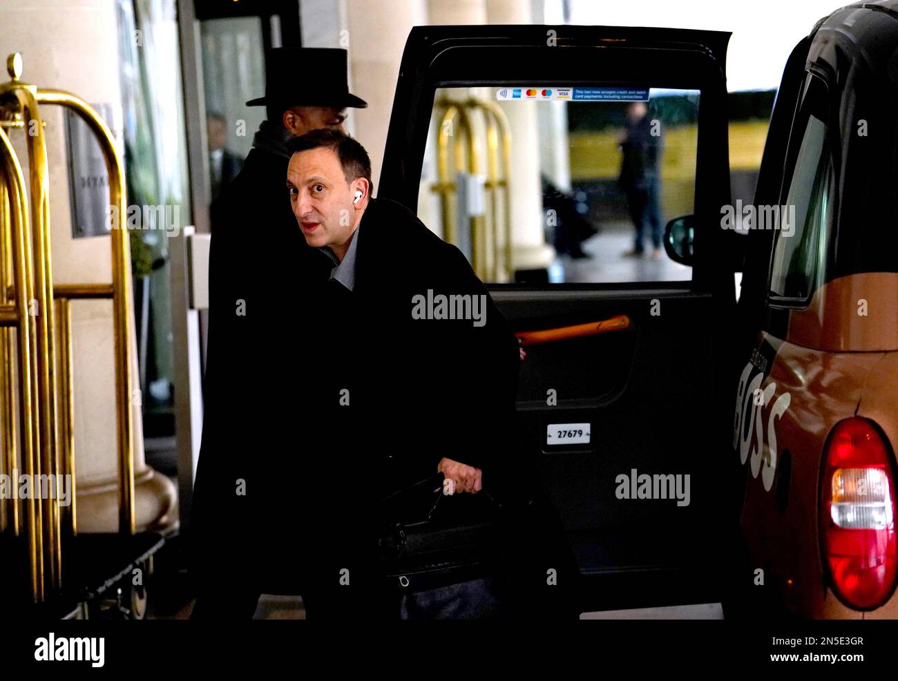 Brighton and Hove Albion owner and chairman Tony Bloom arrives at the ...