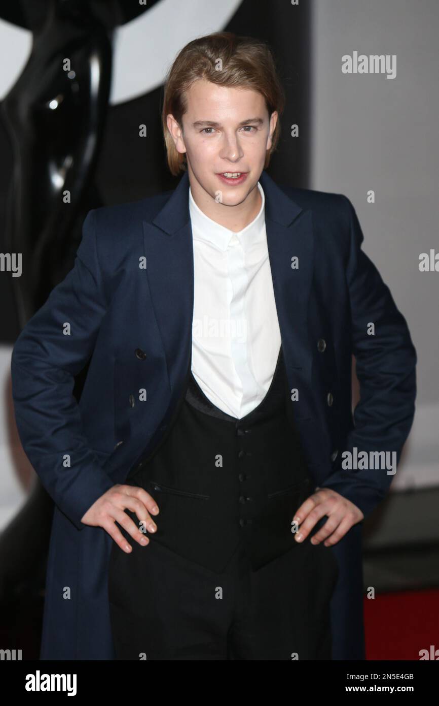 British singer-songwriter Tom Odell arrives at the BRIT Awards 2014 at ...