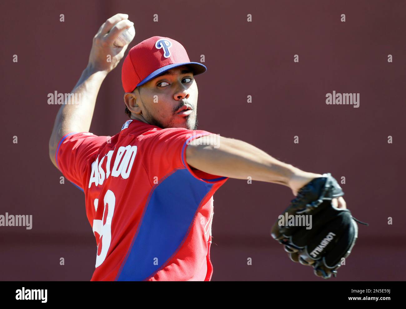 Philadelphia Phillies relief pitcher Antonio Bastardo throws in the ...
