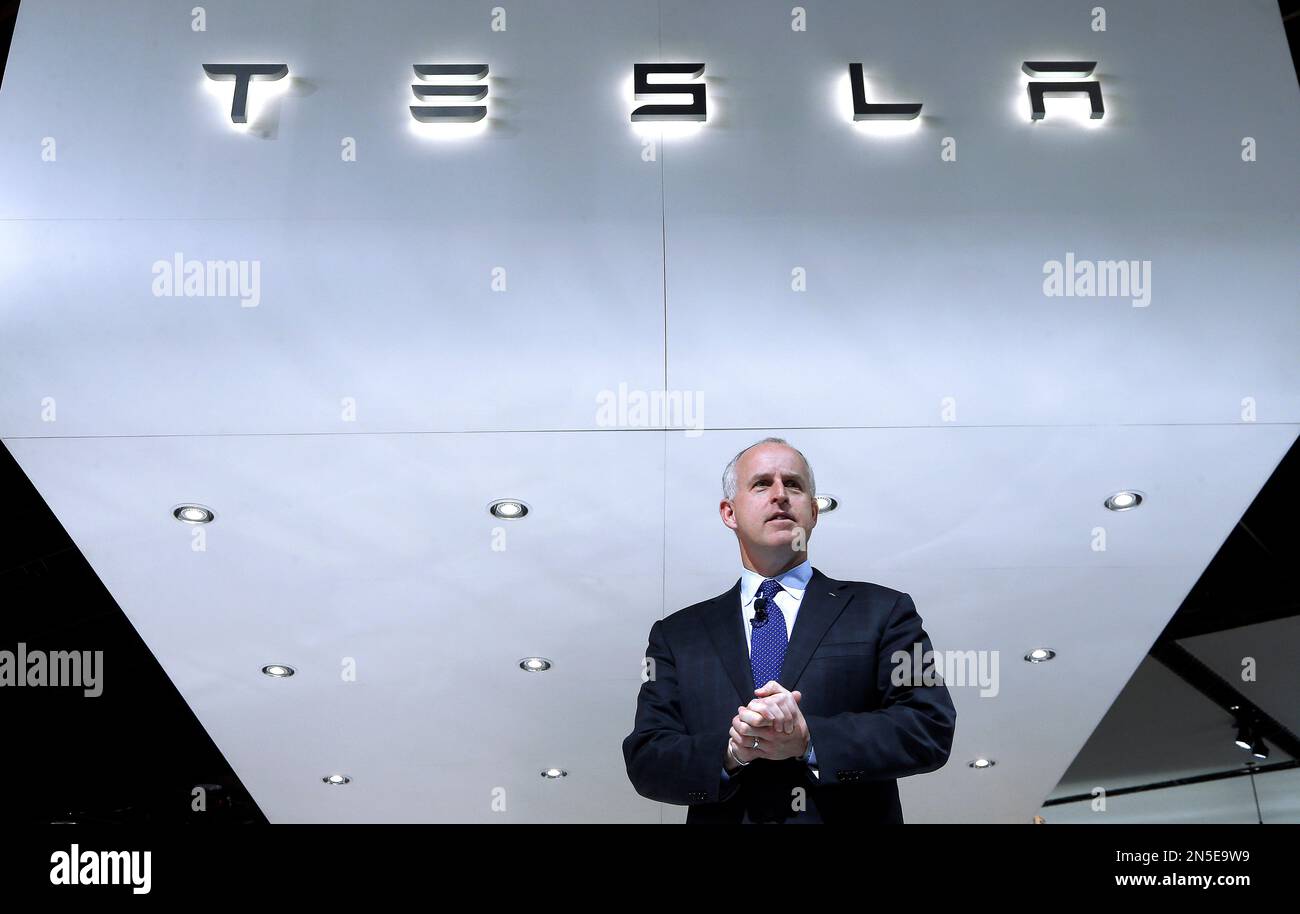 FILE - In this Jan. 14, 2014, photo, Diarmuid O'Connell, Tesla Vice ...