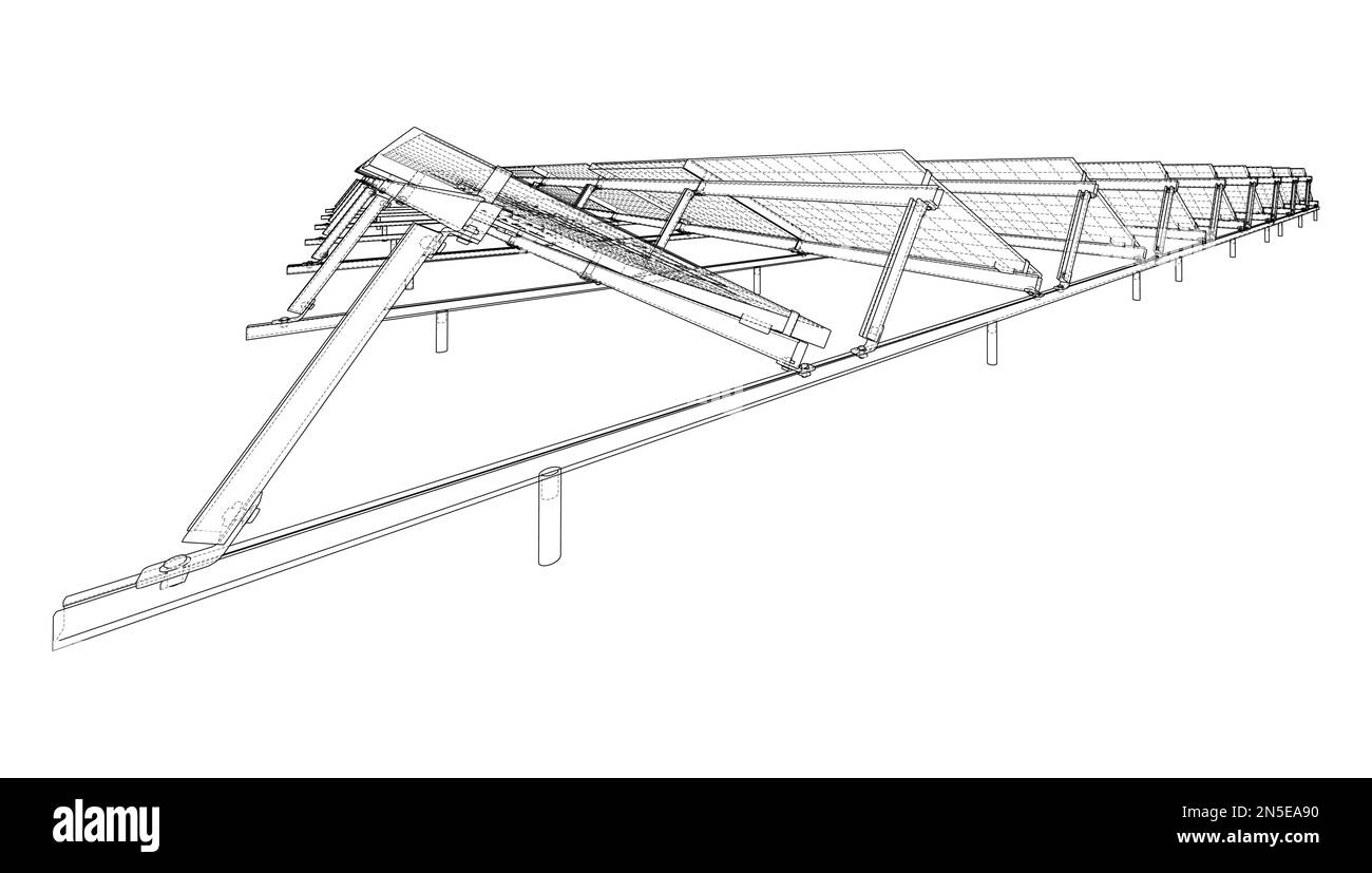 Solar Panel Concept. Vector Stock Vector Image & Art - Alamy