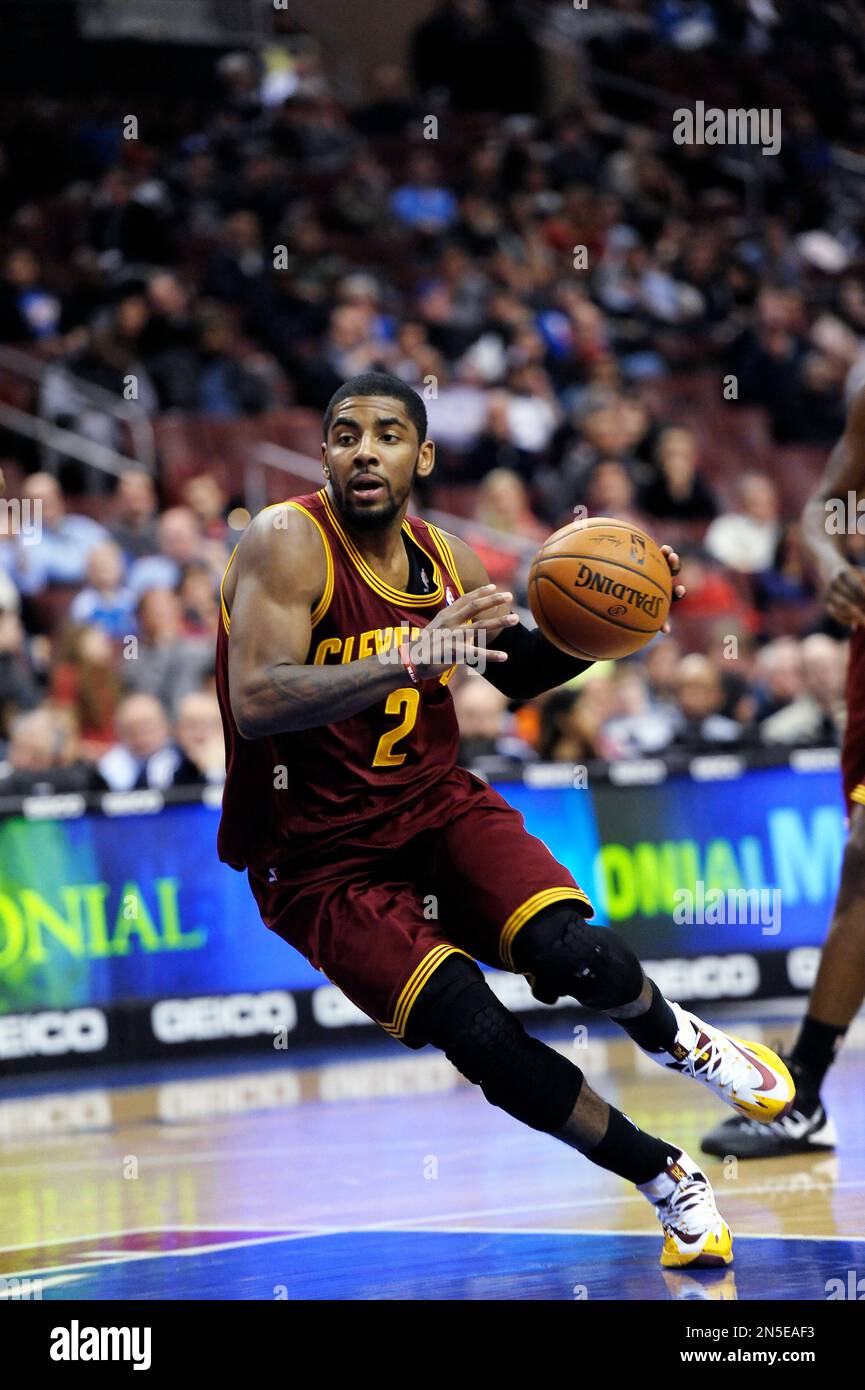 Cleveland Cavaliers' Kyrie Irving is seen during an NBA basketball game ...