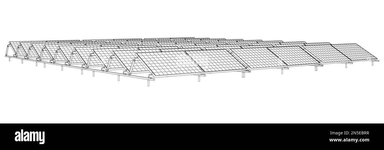 Solar Panel Concept. Vector Stock Vector Image & Art - Alamy