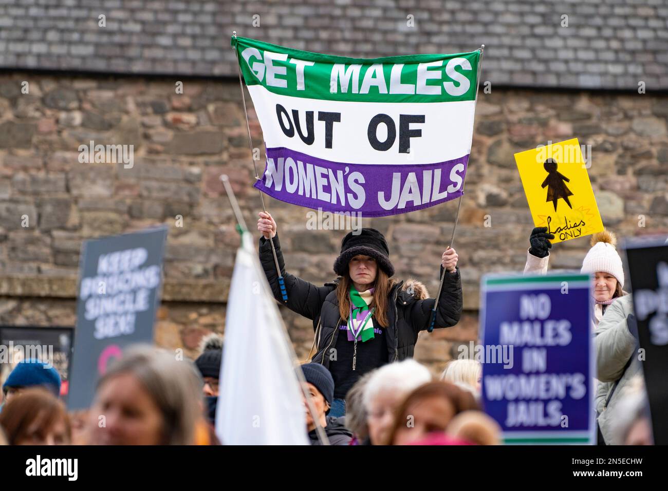 Edinburgh, Scotland, UK. 9 February 2023. The For Women Scotland ...