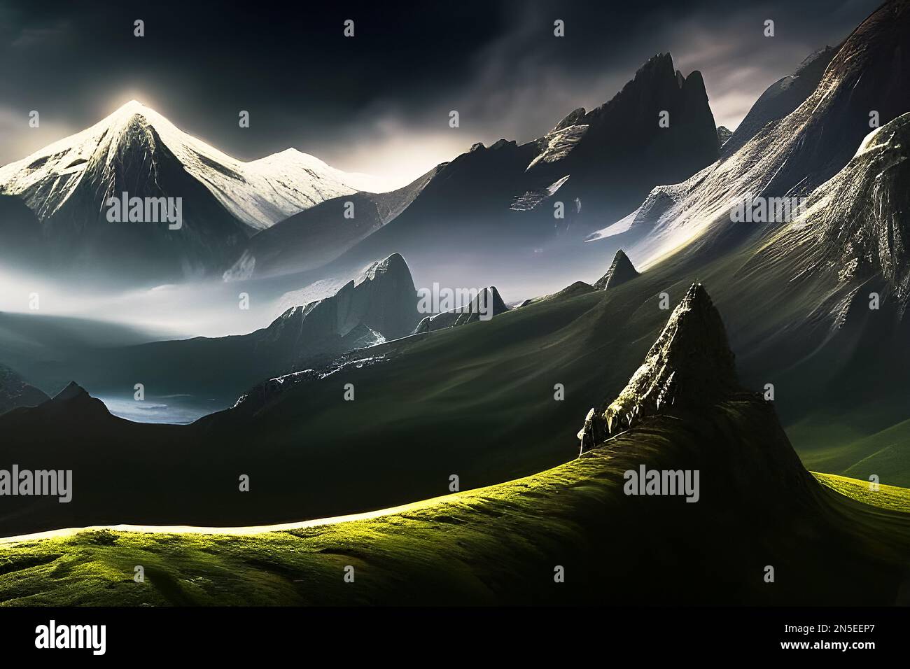 Peak depiction hi-res stock photography and images - Alamy