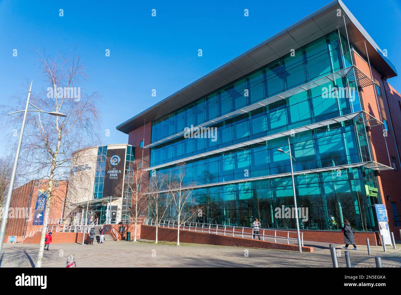 The University of Wolverhampton Ambika Paul building in Wulfruna Street ...