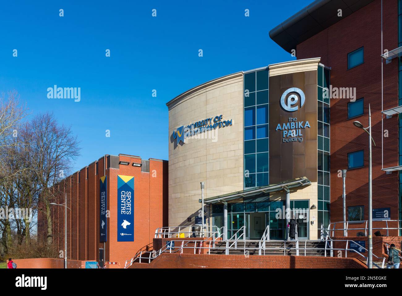The University of Wolverhampton Ambika Paul building in Wulfruna Street ...