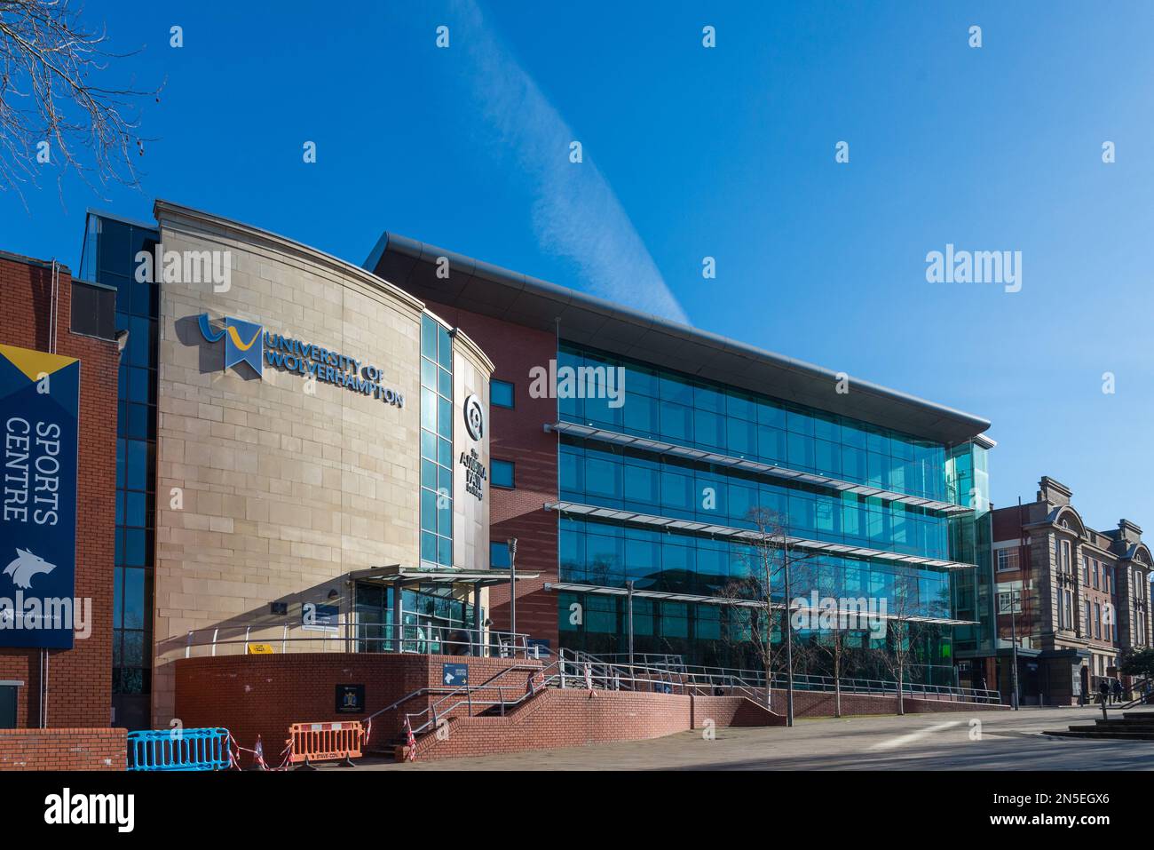 The University of Wolverhampton Ambika Paul building in Wulfruna Street ...