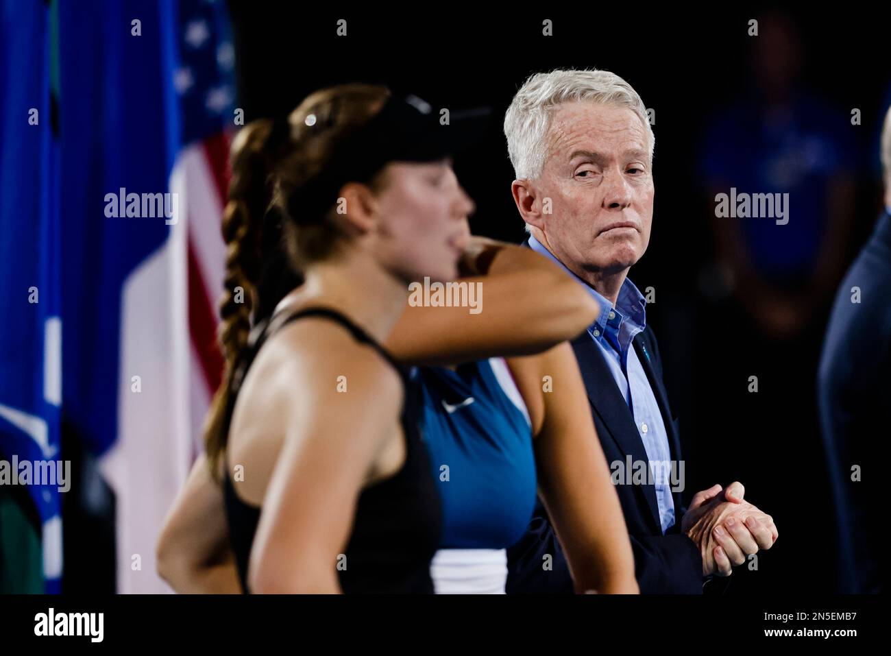 Melbourne, Australia, 29th Jan, 2023. Tournament director Craig Tiley ...
