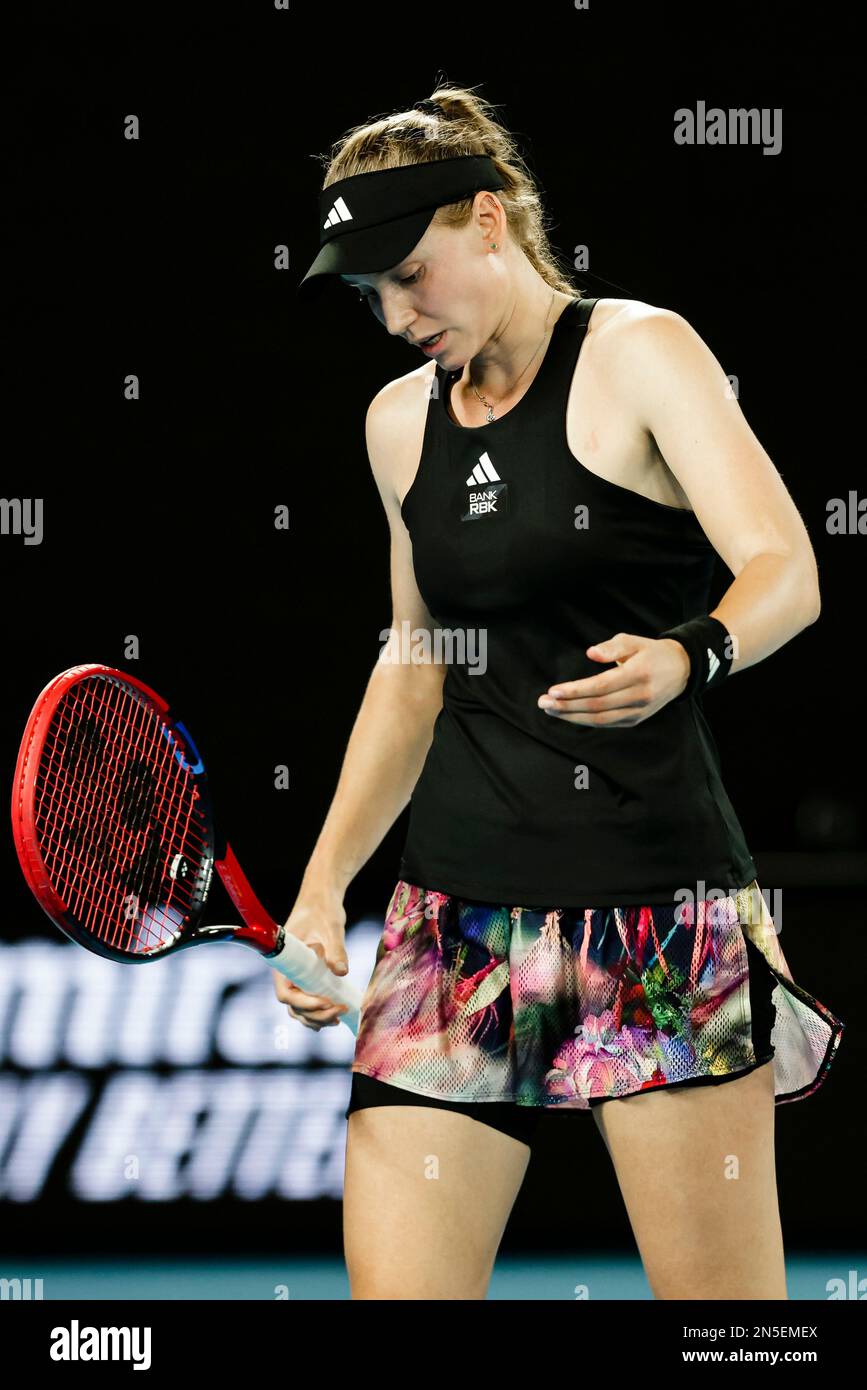 Melbourne, Australia, 29th Jan, 2023. Tennis player Jelena Rybakina ...