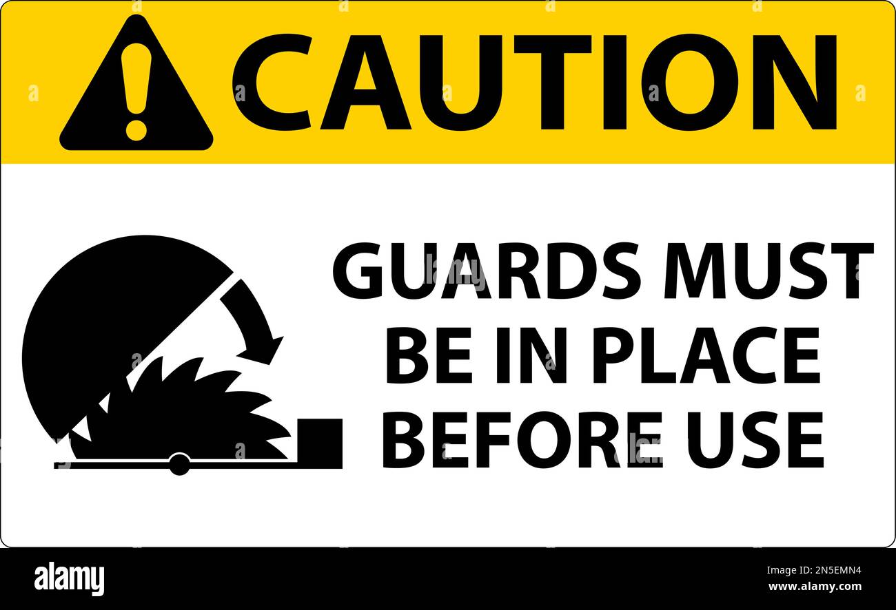 Rotating saw guard Stock Vector Images - Alamy