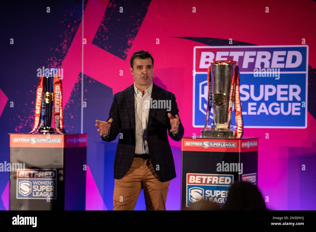 Brian Carney of Sky Sports during the Super League media launch at ...