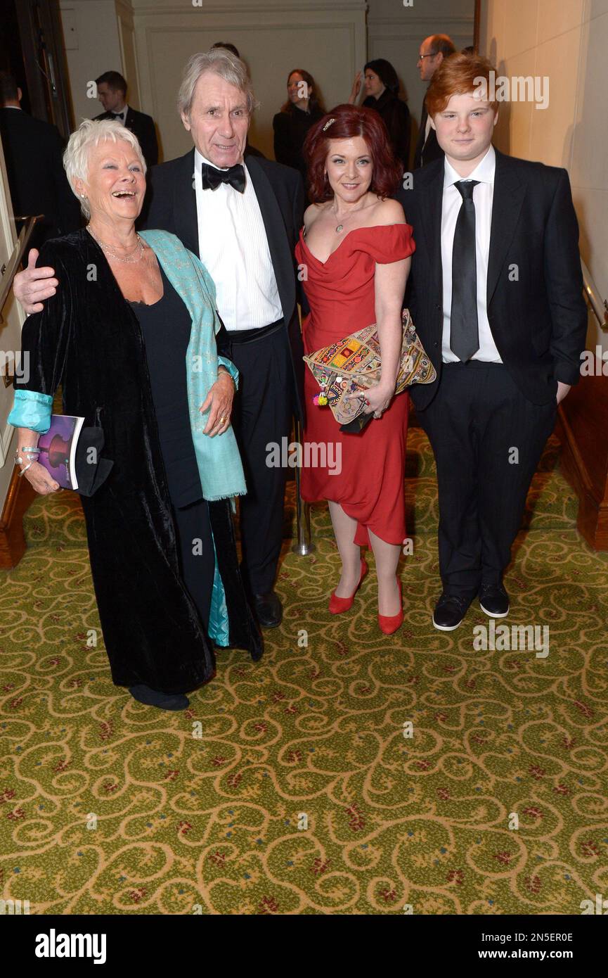From left, Dame Judi Dench, David Mills, Finty Williams and Sam ...