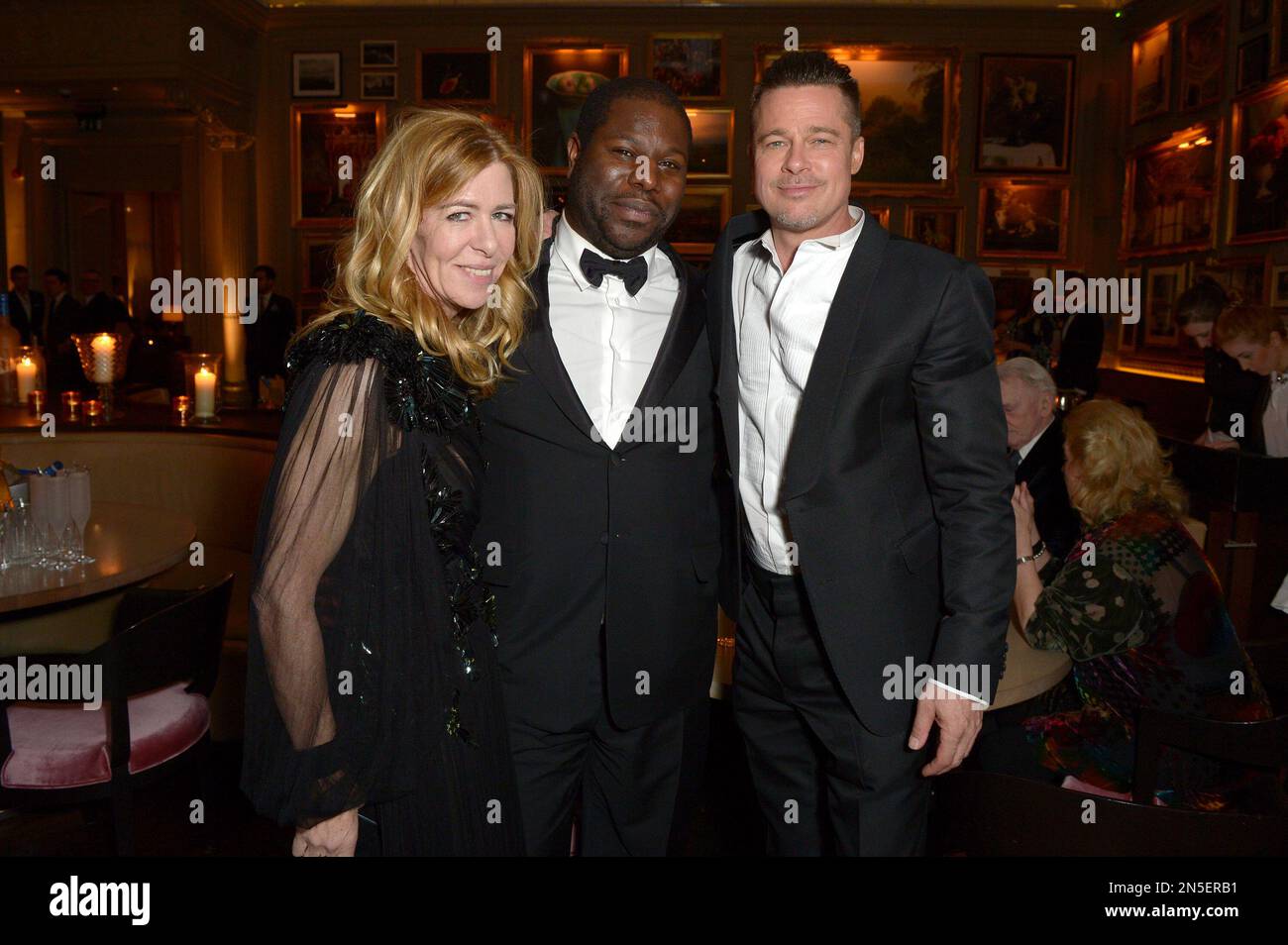 From left, 12 Years A Slave producer Dede Gardner, director Steve ...