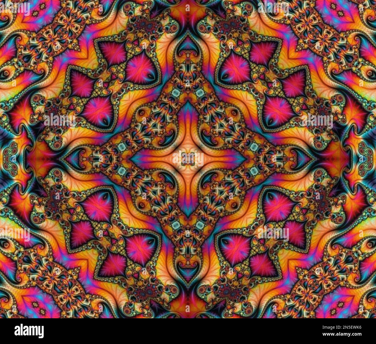 Seamless psychedelic background hi-res stock photography and images - Alamy