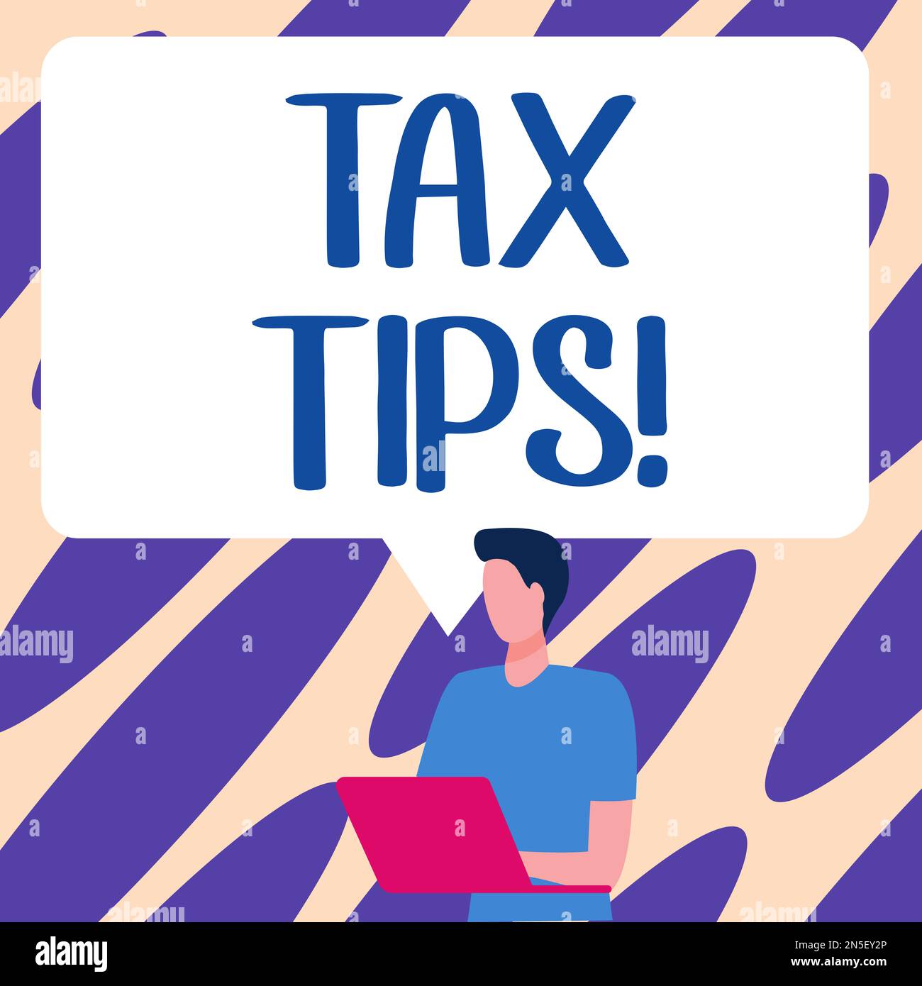 Text sign showing Tax Tips. Business overview Help Ideas for taxation ...