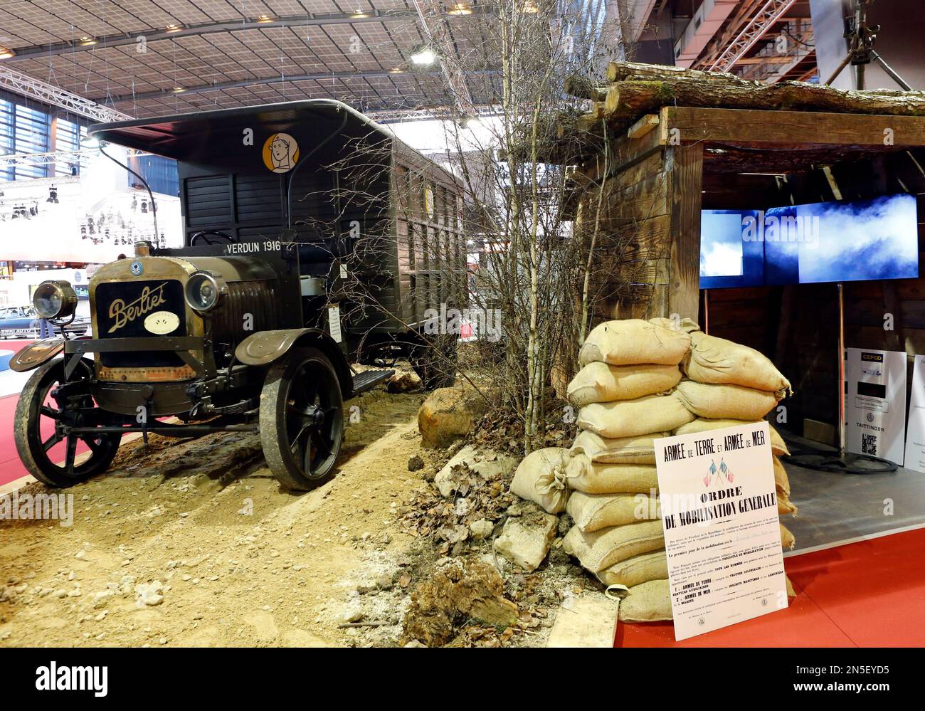 In this Wednesday, Feb. 5, 2014 photo, a Berliet surgery truck type CBA ...
