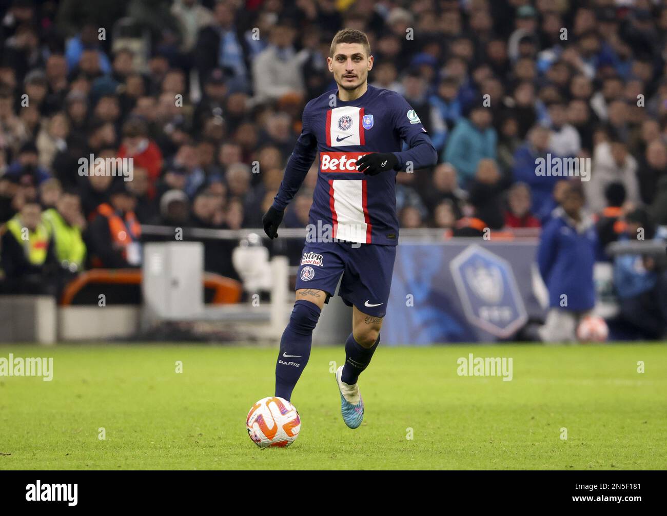 Marco Verratti of PSG during the French Cup round of 16 football match ...