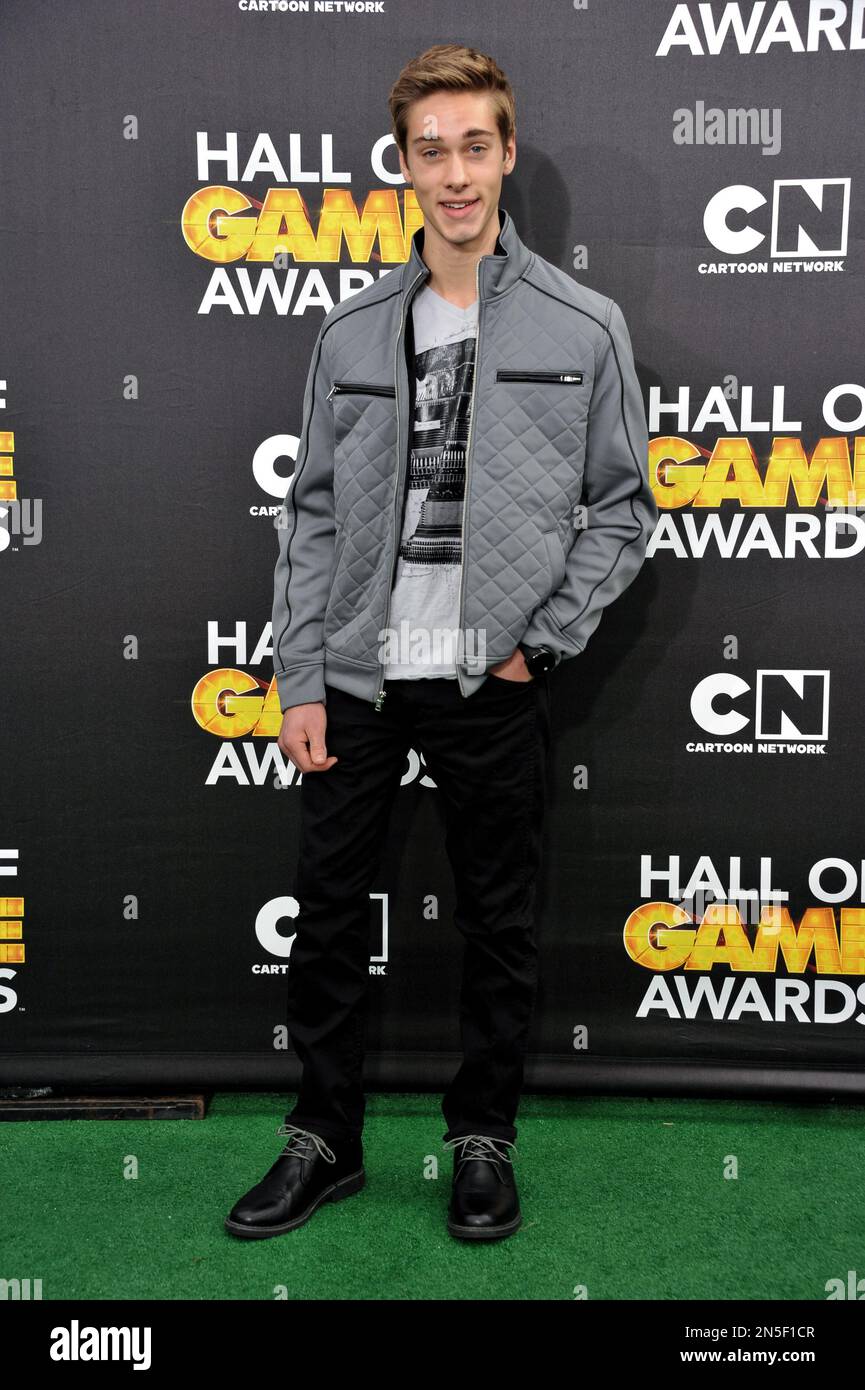 Austin North arrives at the 4th Annual Hall of Game Awards on Saturday ...