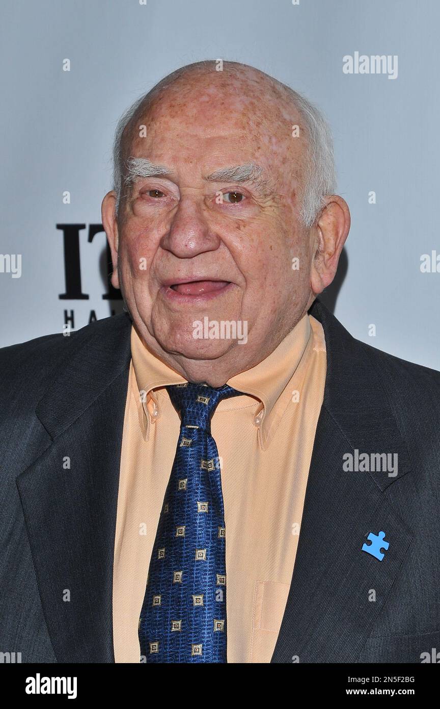 Actor Ed Asner is seen at The Make-Up Artists and Hair Stylists Guild ...