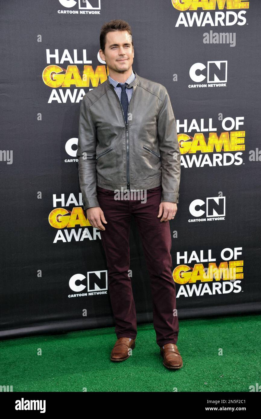 Matt Bomer arrives at the 4th Annual Hall of Game Awards on Saturday ...