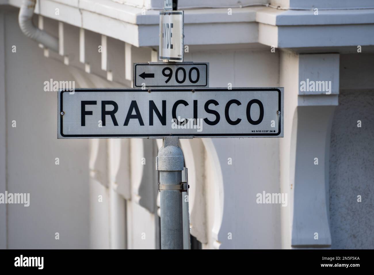 The Francisco street sign in San Francisco California Stock Photo - Alamy