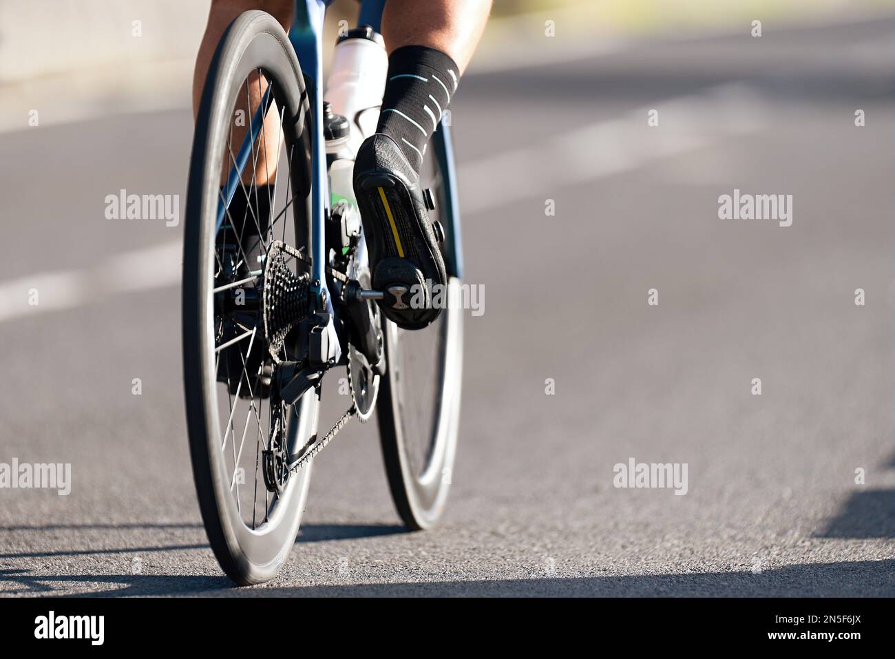 Cycling competition cyclist athletes riding a race at high speed Stock ...