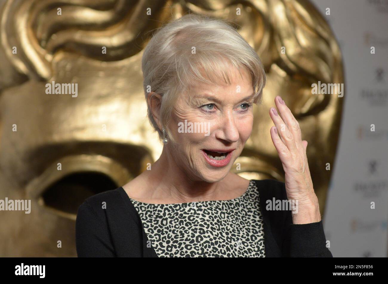 Dame Helen Mirren arrives for the BAFTA Fellow Lunch Sponsored by ...