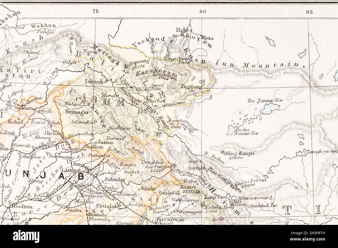 India china map of border dispute hi-res stock photography and images ...