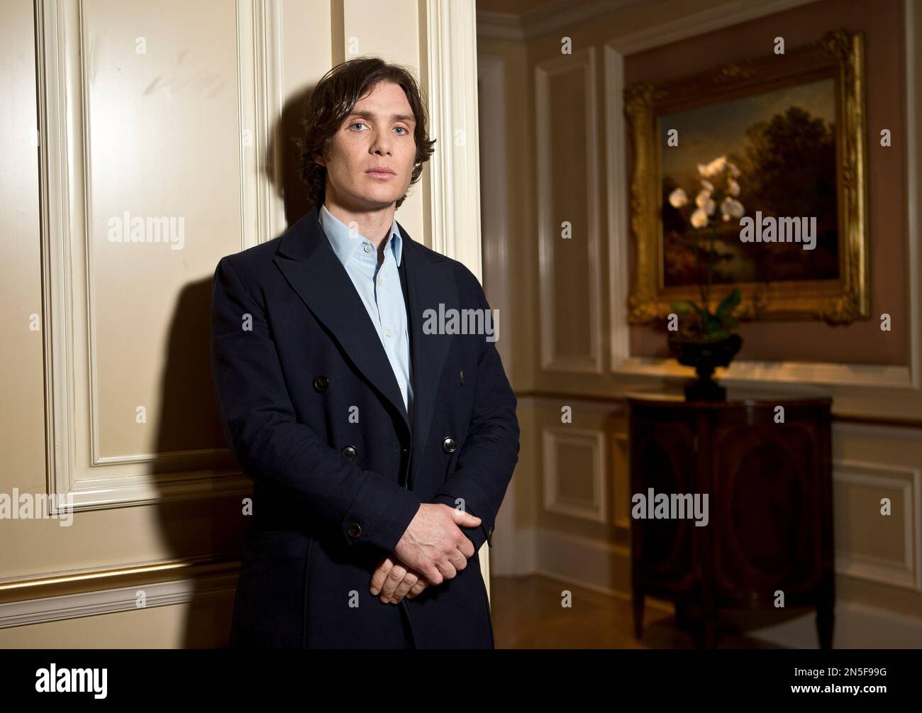 Actor Cillian Murphy poses for portrait photographs to promote the film ...