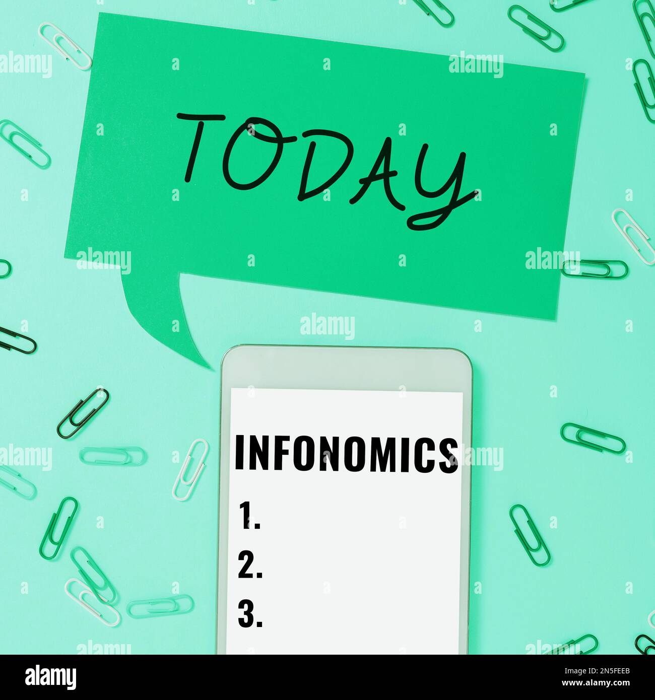 Text sign showing Infonomics. Business showcase visual image used to ...