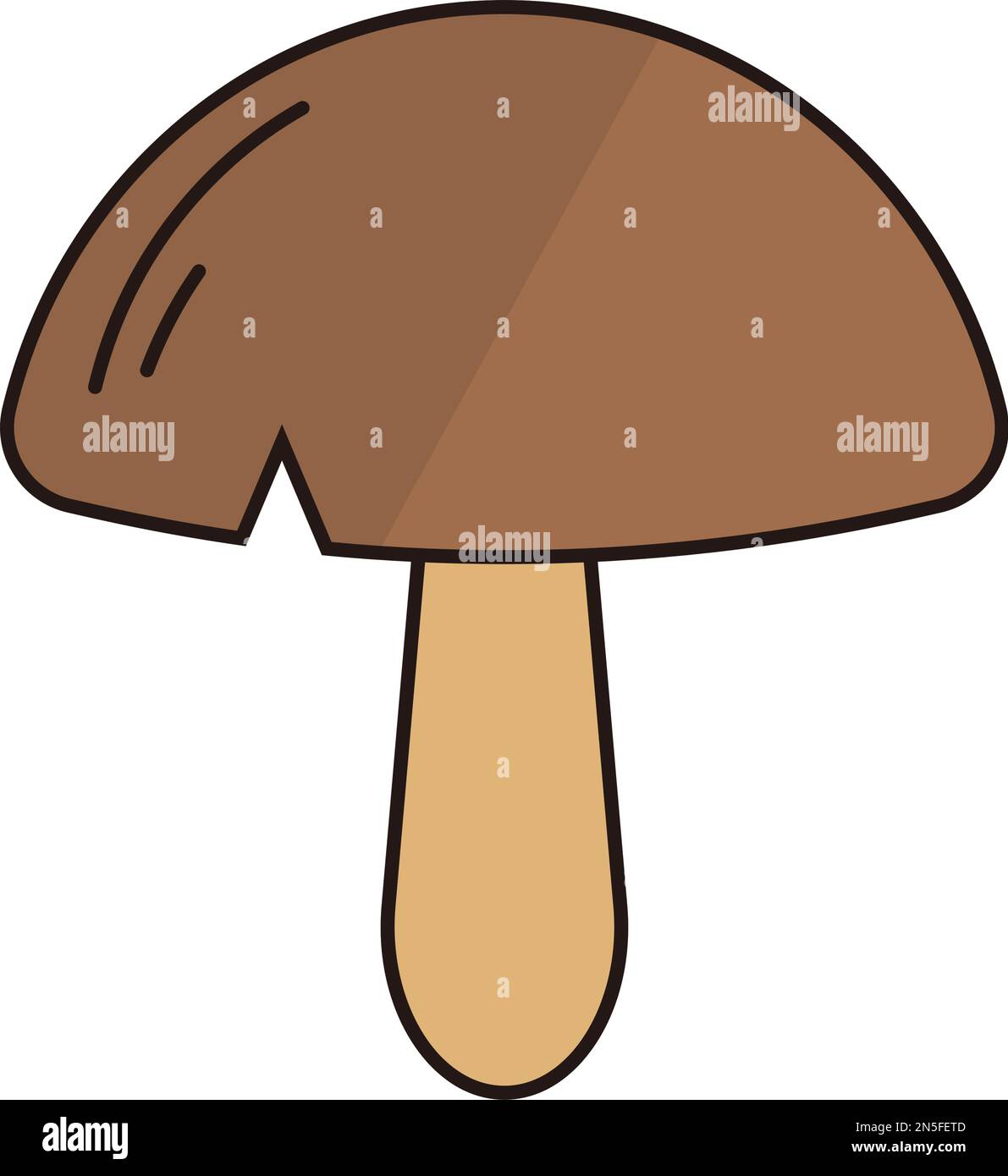 Mushroom picking season Stock Vector Images - Alamy