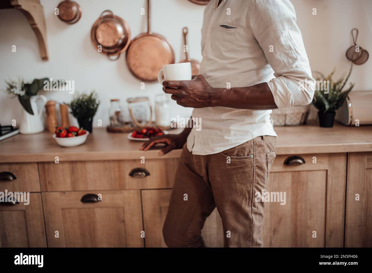 Candid millennial authentic diverse portrait of african american man ...