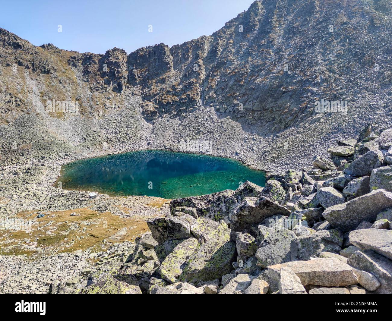 Amazing Summer landscape of Rila mountain near Musala peak, Bulgaria ...