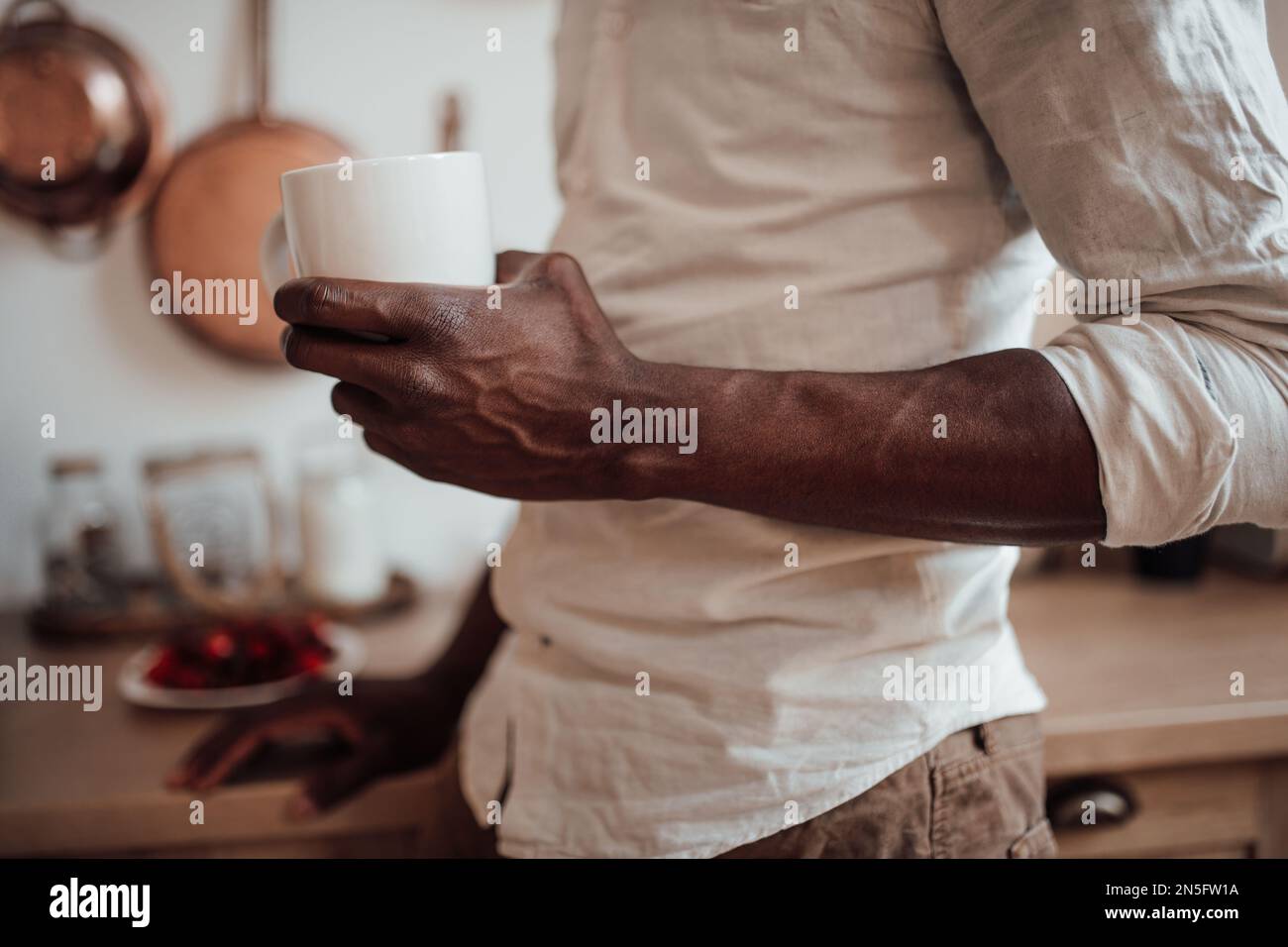 Candid millennial authentic diverse portrait of african american man ...