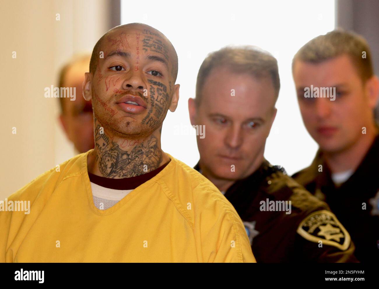 Nikko Jenkins is led by deputies at the Douglas County Courthouse in ...