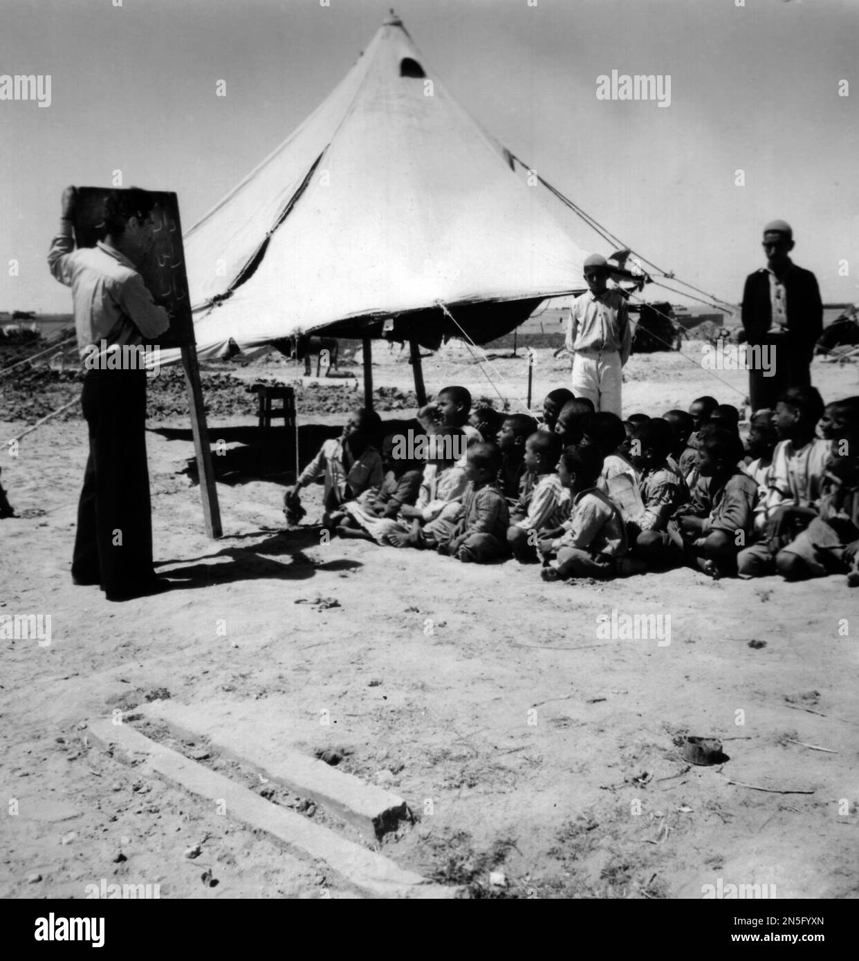 Arab refugee teachers, many of them graduates of the American ...