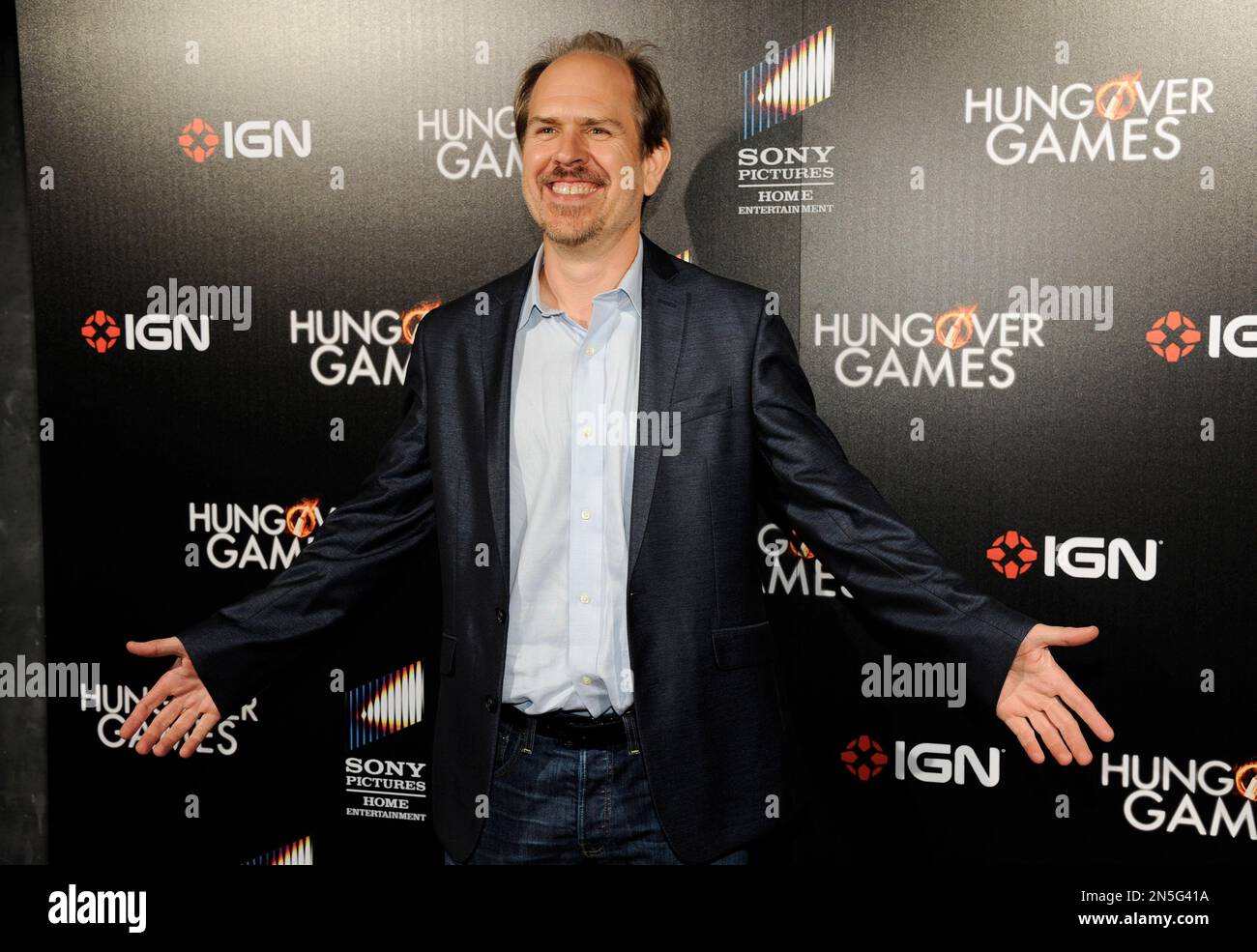 Josh Stolberg, writer/director of "The Hungover Games," poses at the ...