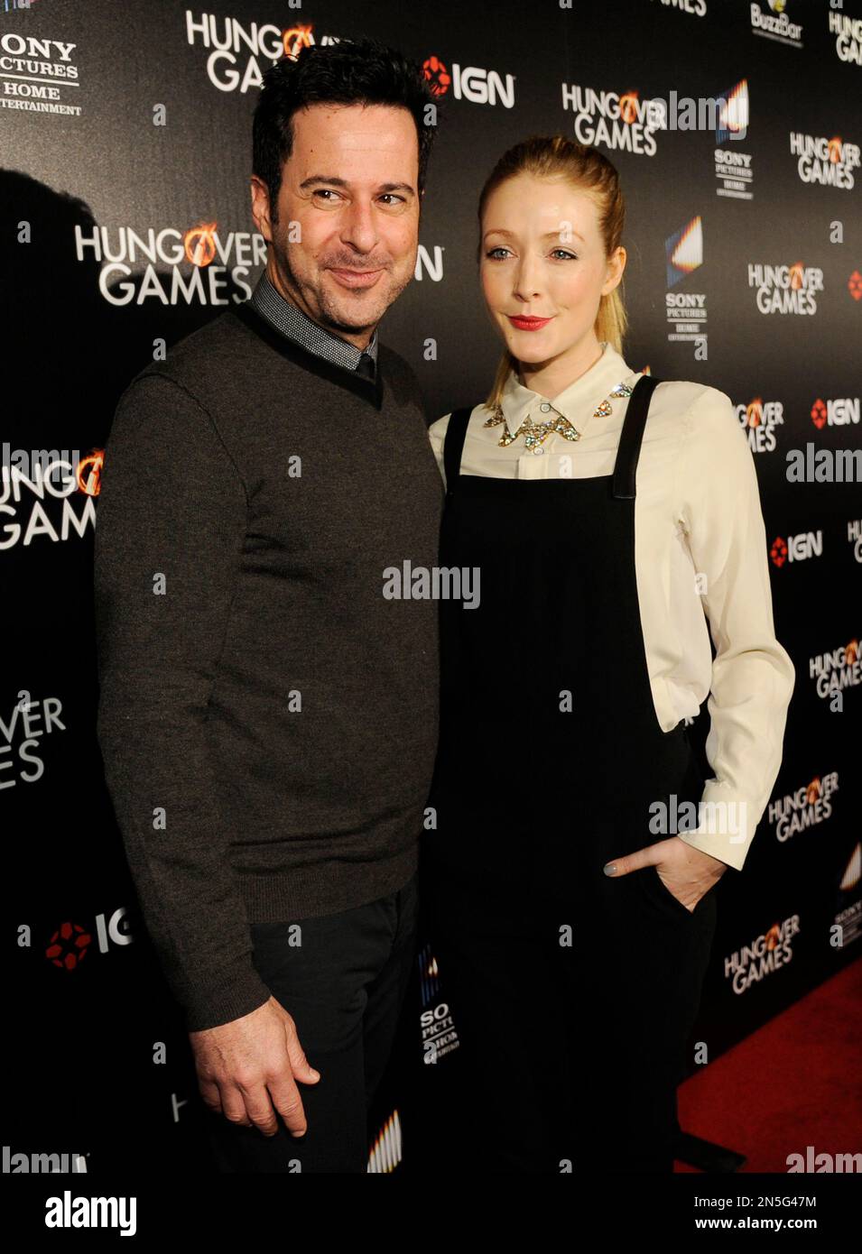 Jonathan Silverman, a cast member in "The Hungover Games," poses with ...