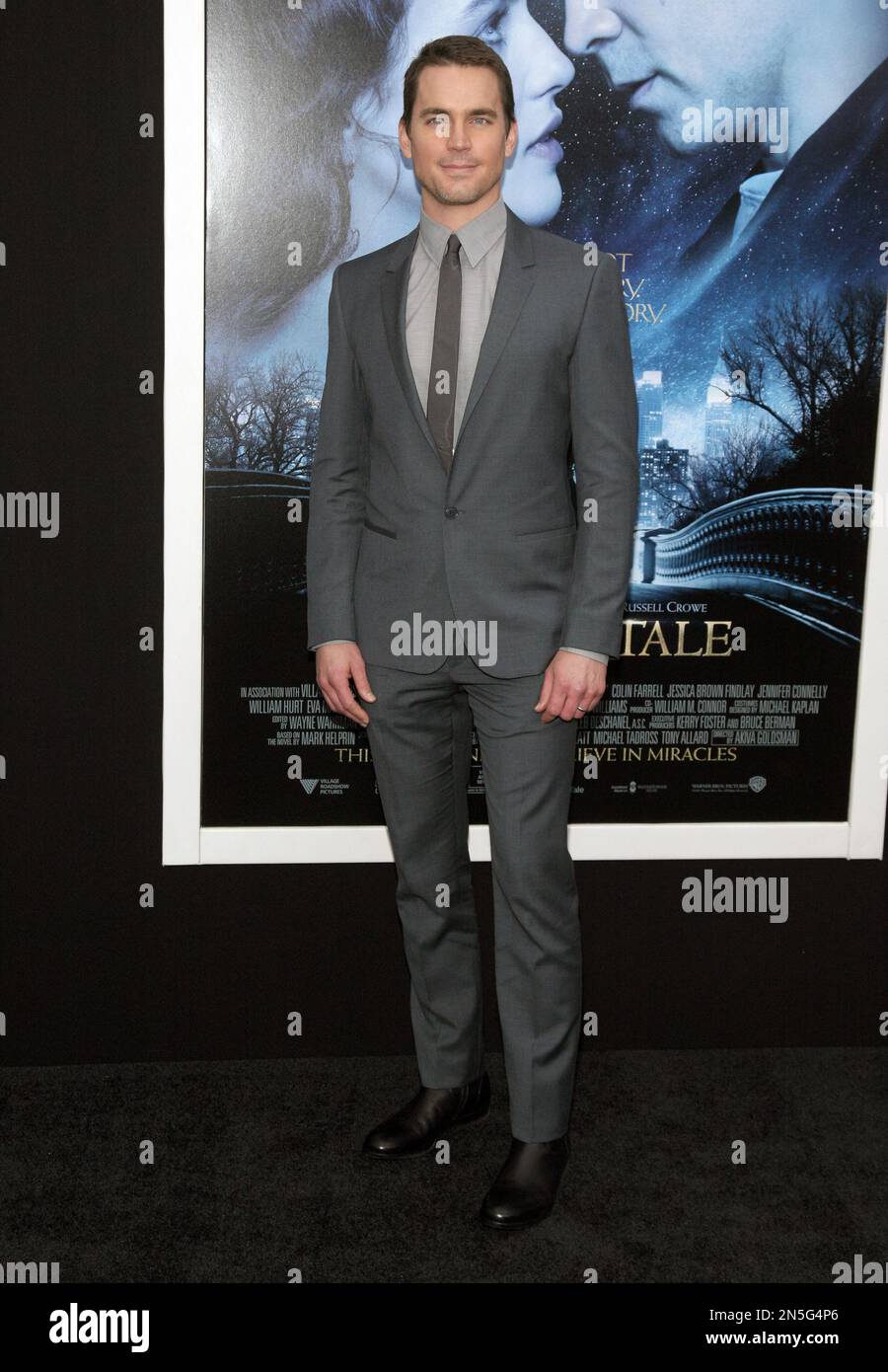 Actor Matt Bomer attends the world premiere of "Winter's Tale" on ...