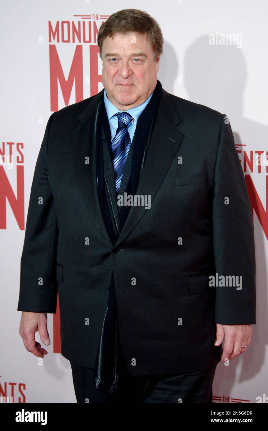 John Goodman arrives for the UK Premiere of "The Monuments Men" at a ...