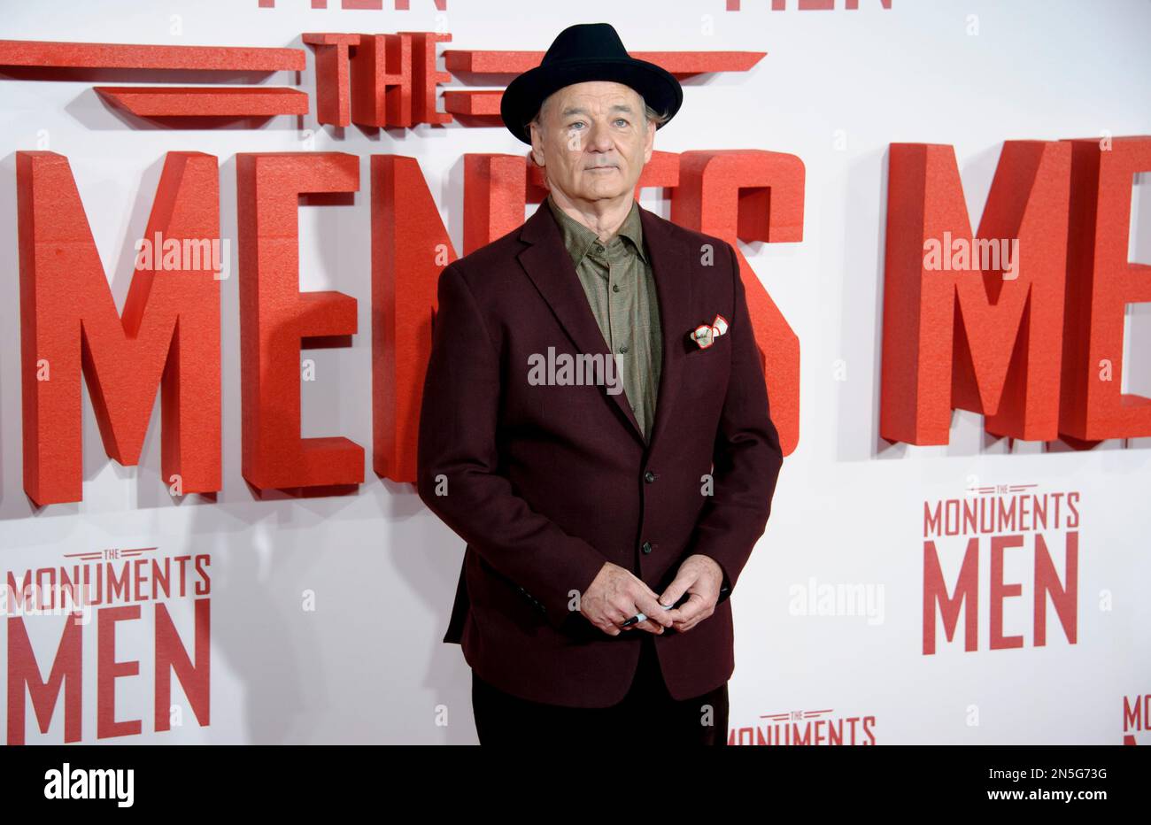 U.S actor Bill Murray arrives for the UK Premiere of "The Monuments Men ...