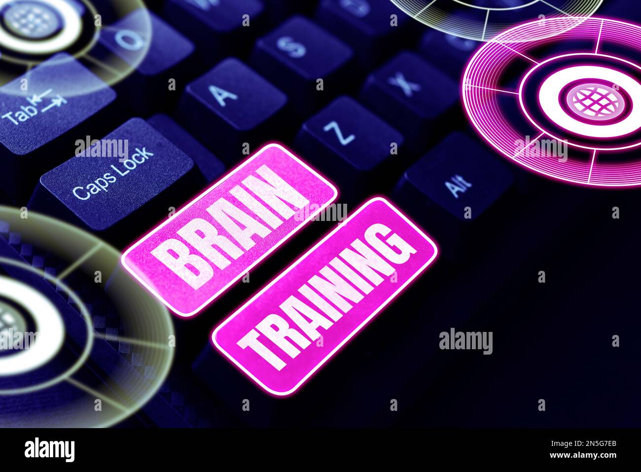 Sign displaying Brain Training. Business idea mental activities to ...