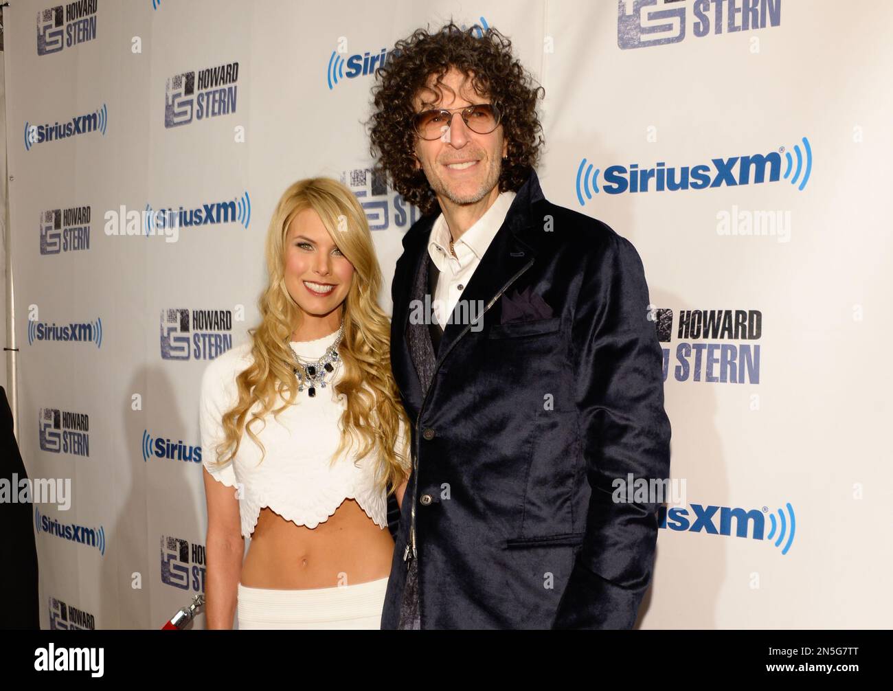 Satellite radio talk show host Howard Stern and wife Beth Stern arrive ...