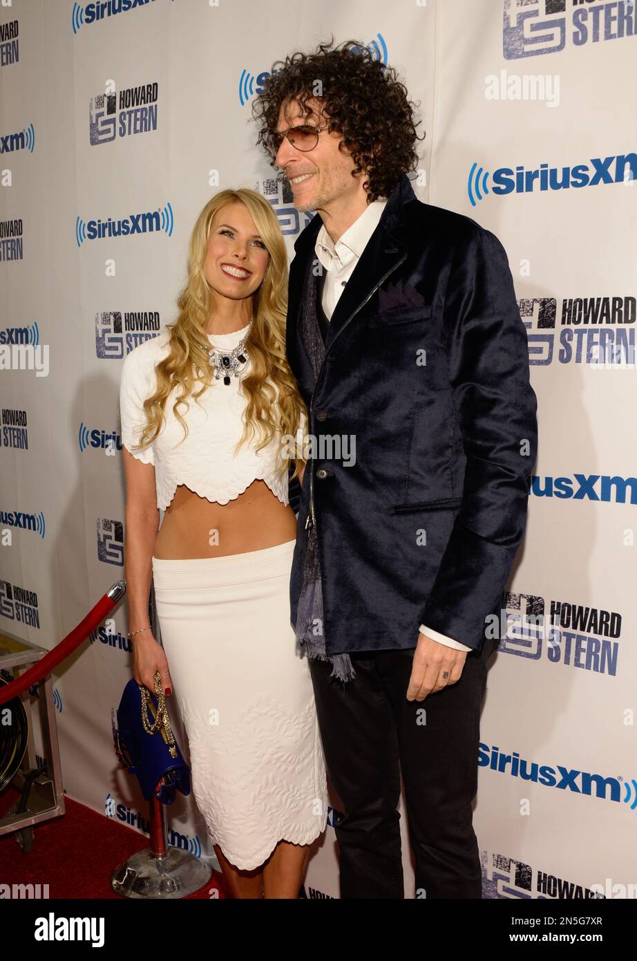 Satellite radio talk show host Howard Stern and wife Beth Stern arrive ...